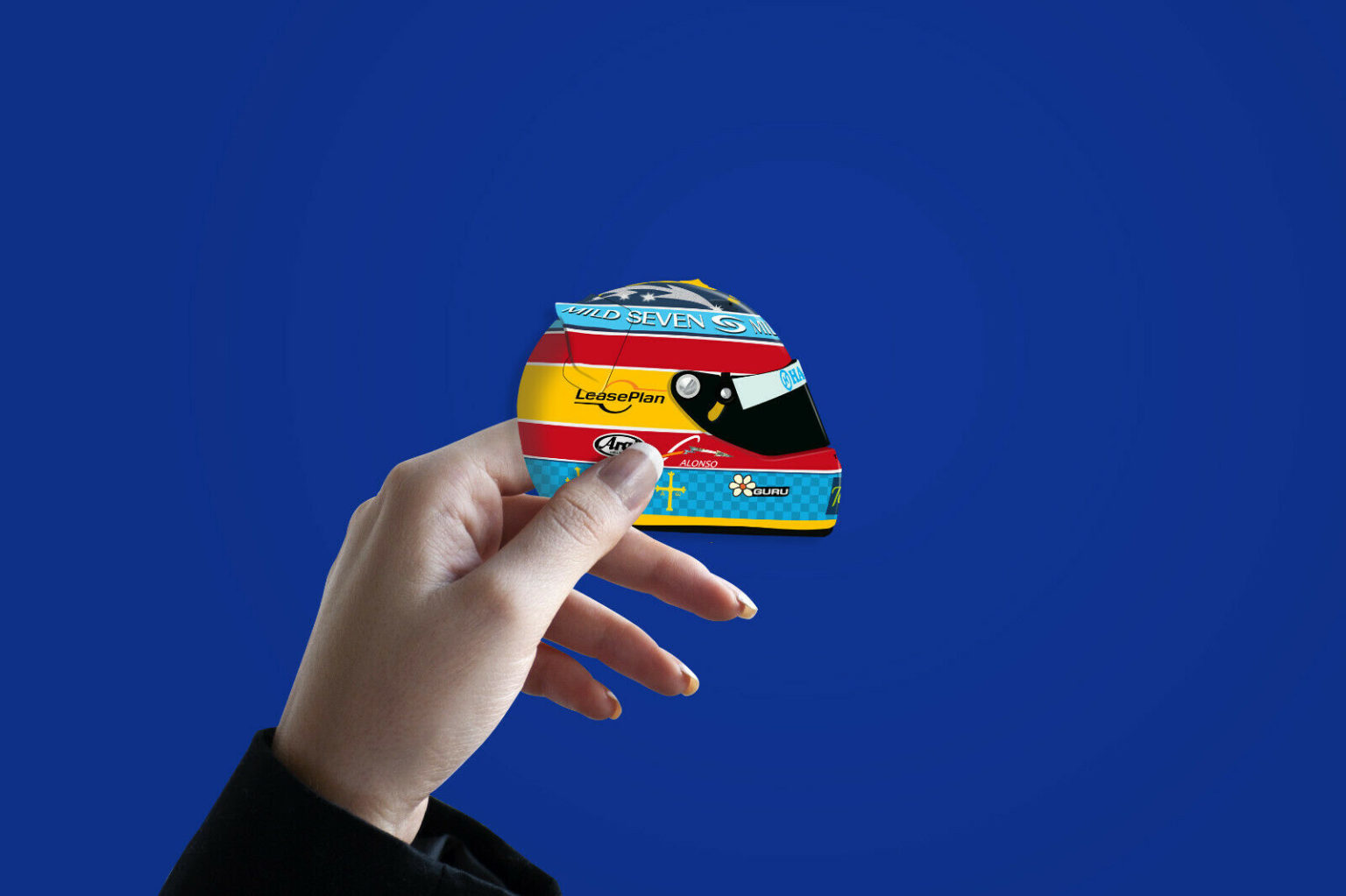 Fernando Alonso – Helmet 2005 – Scuderia GP