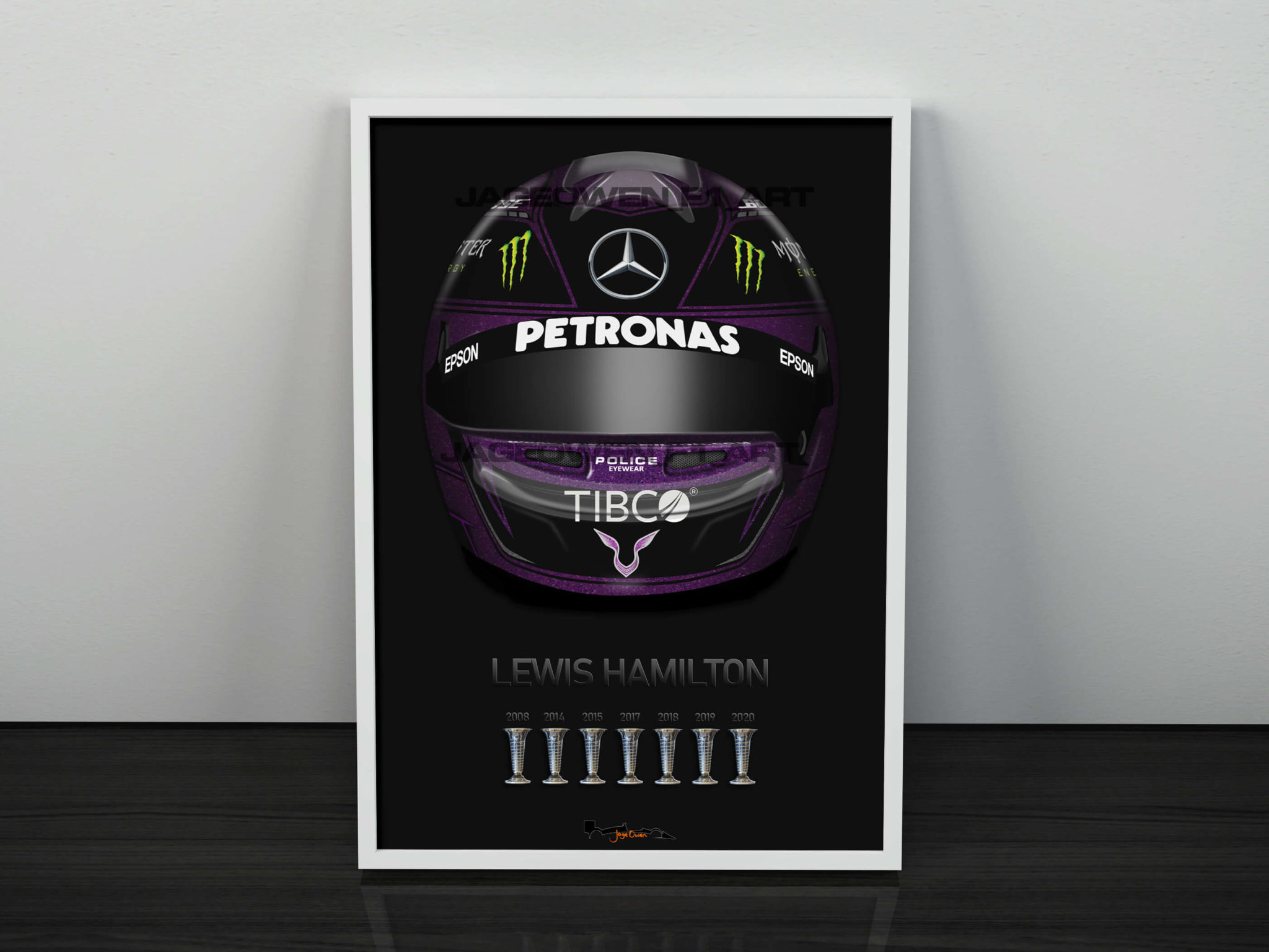 Lewis Hamilton – 7 Times World Champion Front view – Scuderia GP