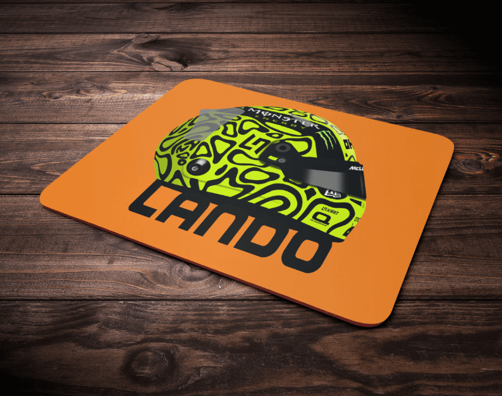 Lando Norris 2024 Helmet Mouse Mat – Scuderia GP
