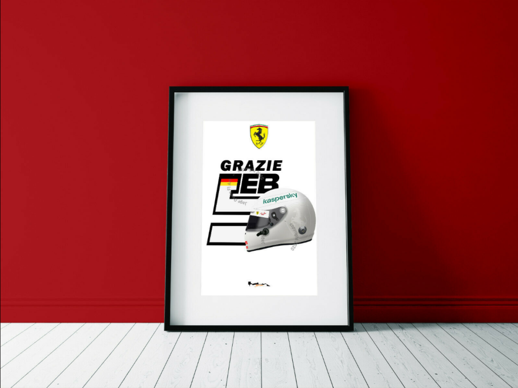Sebastian Vettel – Danke Seb – Ferrari 2020 – Scuderia GP