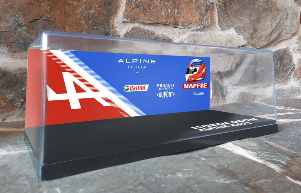 Custom Alpine display case for F1 1/18 model – Scuderia GP