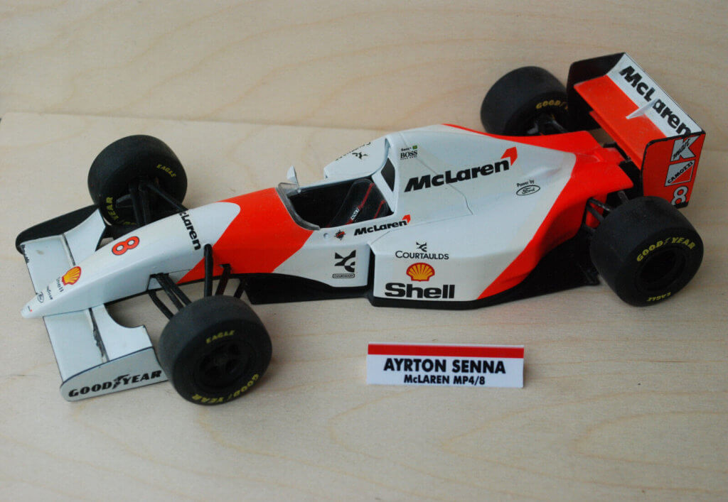 F1 1/18 Car Name Plates 3D Printed – Scuderia GP