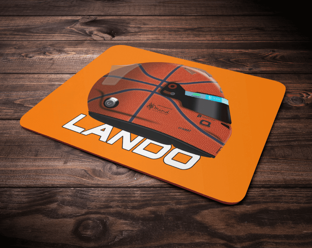 Lando Norris Miami 2022 Helmet Mouse Mat – Scuderia GP